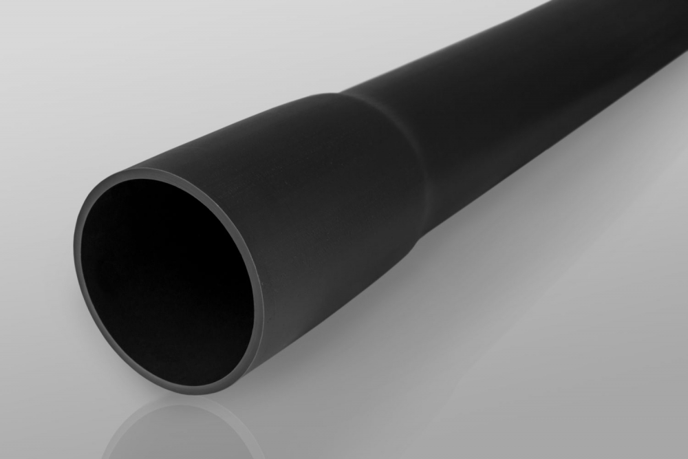 Rura przyłączeniowa sztywna UV z kielichem kompensacyjnym, trudnopalna MOST - RPS-UV-Mt*110/5,5 ...